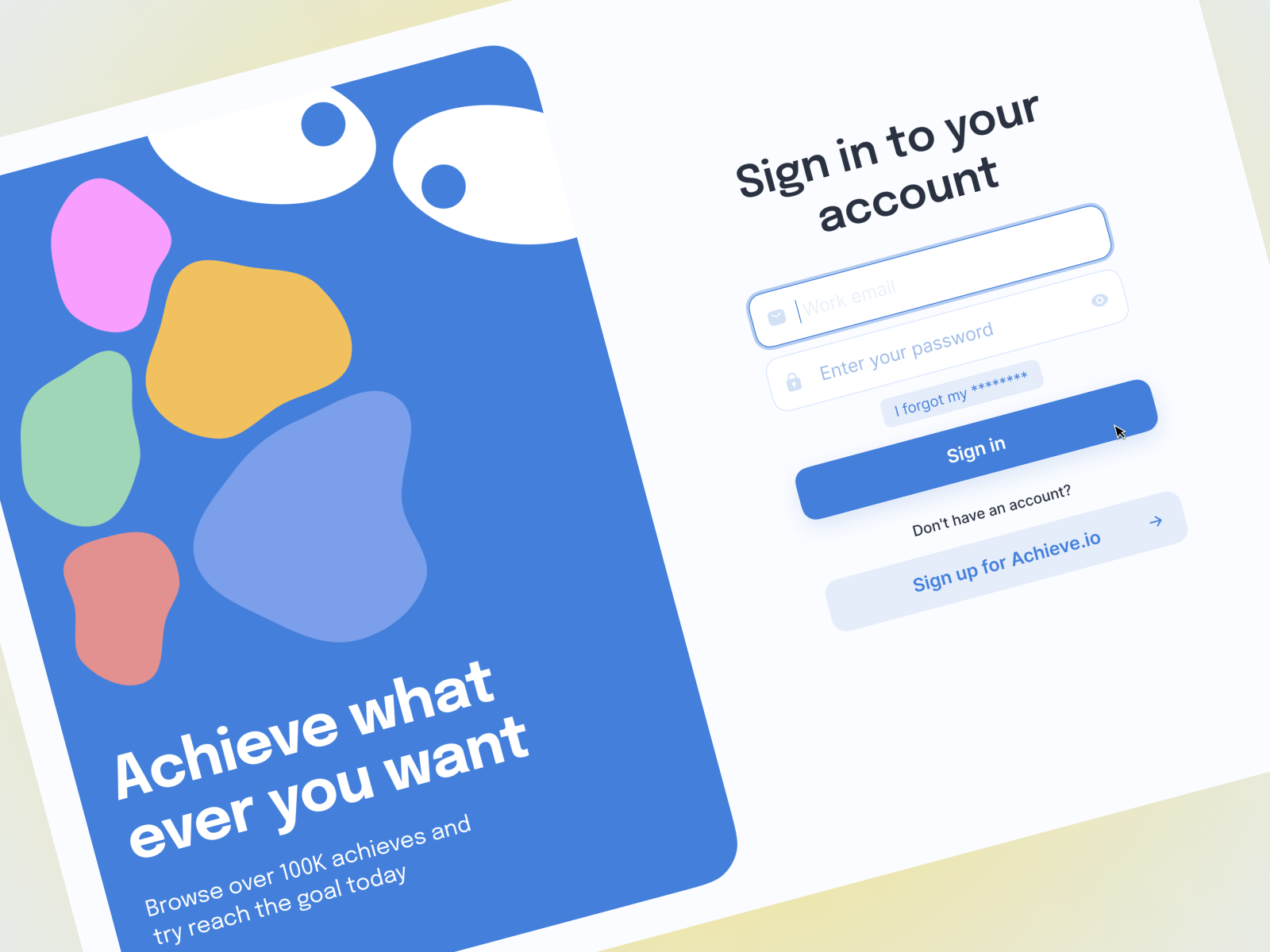 Website - Sign in/Sign up by ARTSELIANOV🇺🇦 on Dribbble