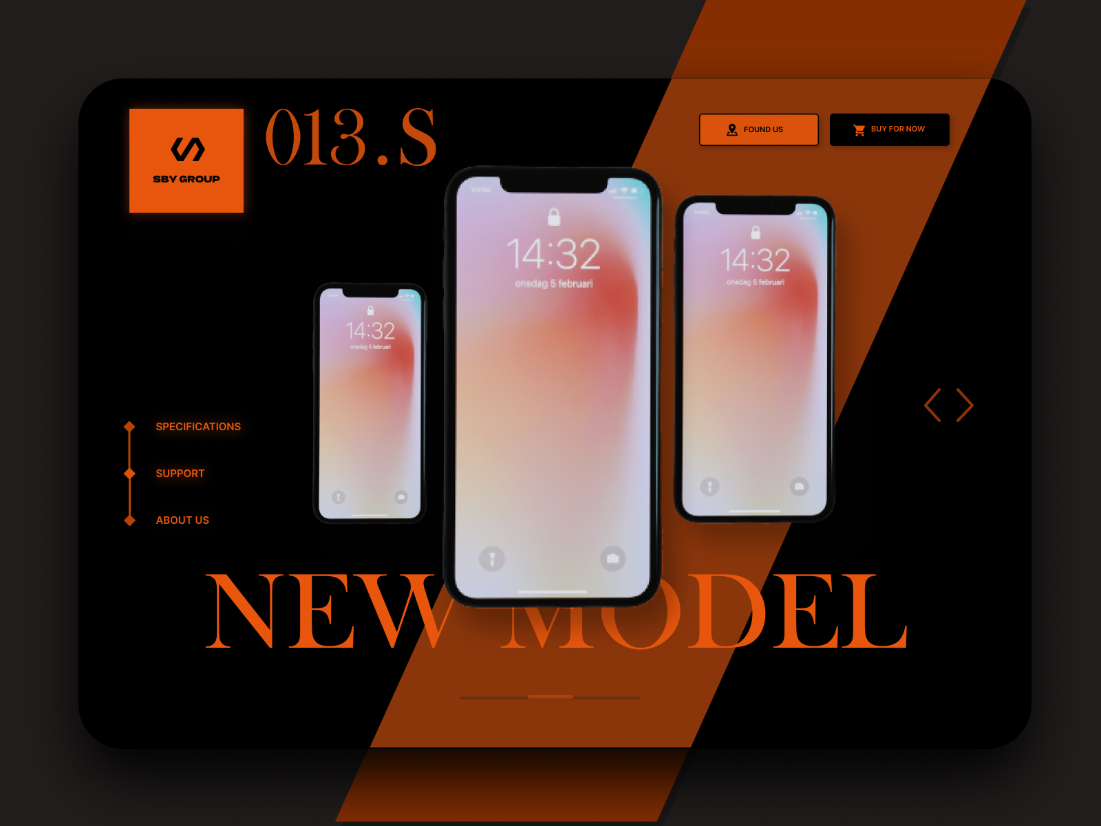 Phone model presentation design by Soroka Tania on Dribbble