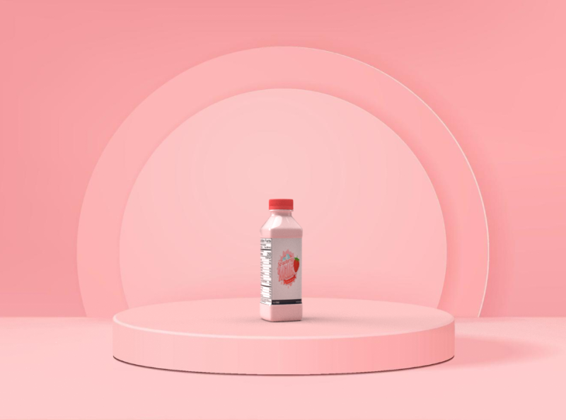 Strawberry Milk by Serenity on Dribbble