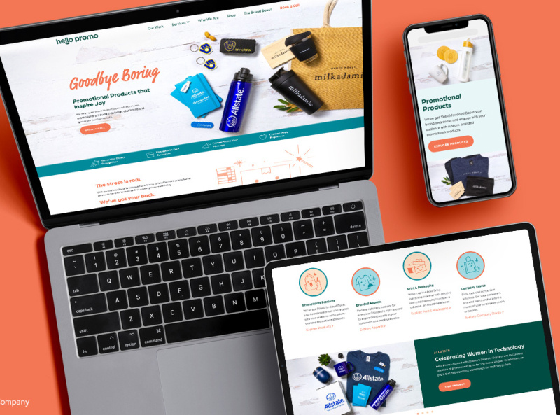 Hello Promo Brand Identity & Web Design by Meg Mothershed | Mothershed ...