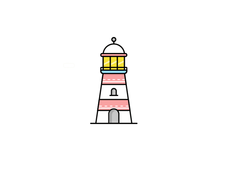 Lighthouse by Mehvish Iql. on Dribbble