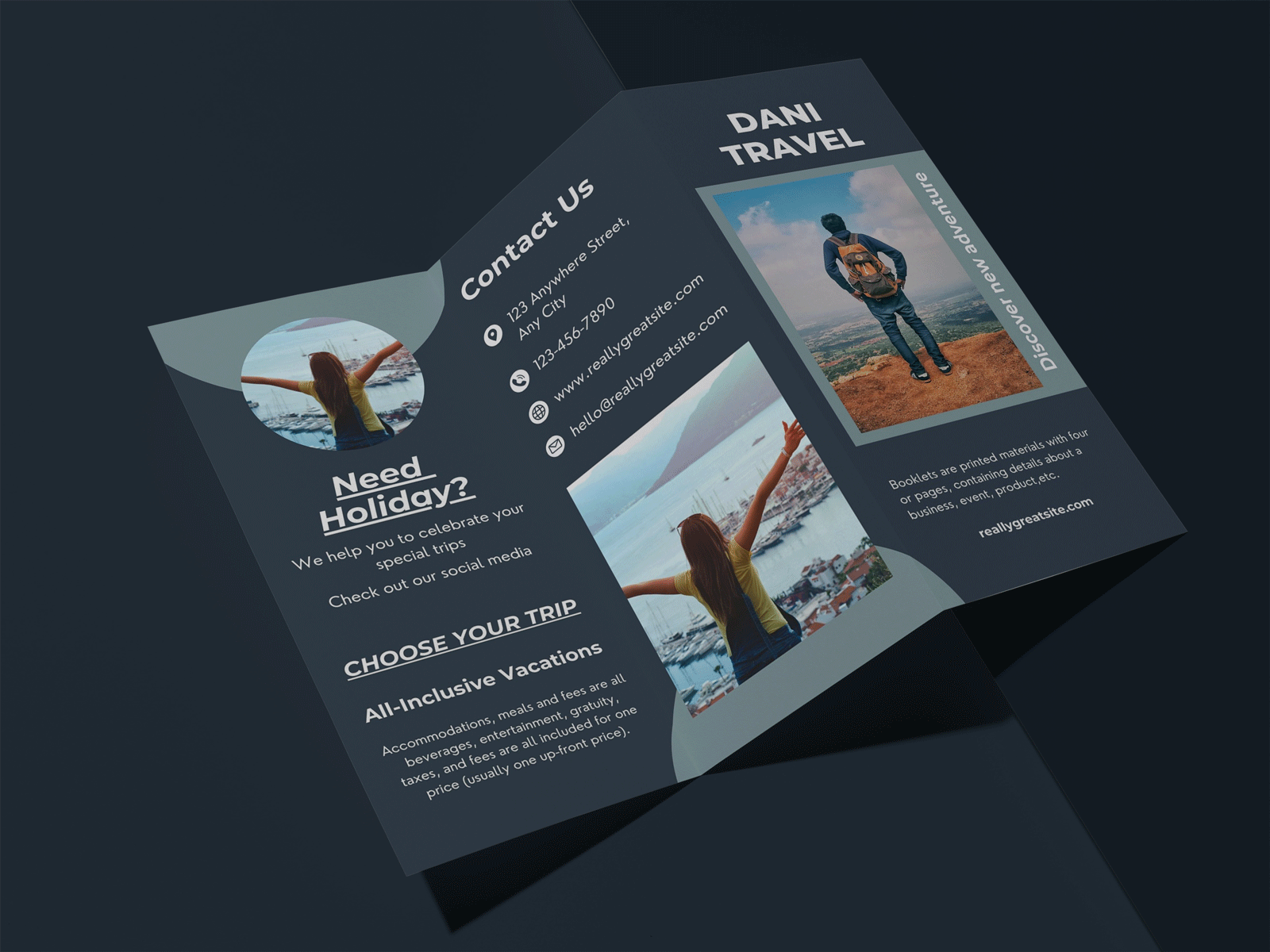 Brochure Template by DesignByStore on Dribbble