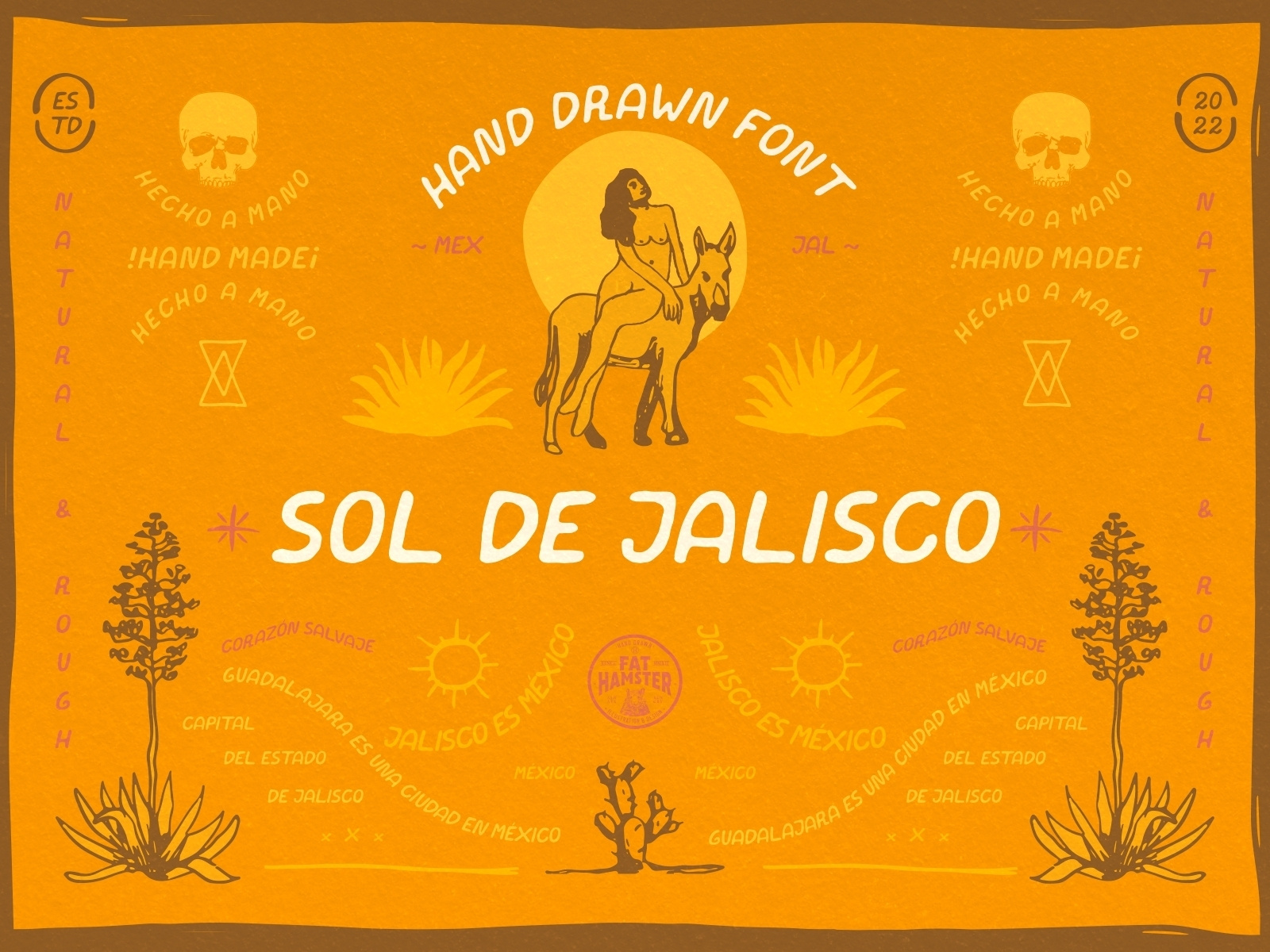 Sol de Jalisco mexican style font by Fat_Hamster on Dribbble