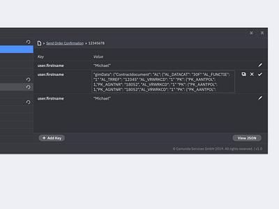 Editing Variables (Dark Theme) by Nazli Kaya for Camunda Product Design ...