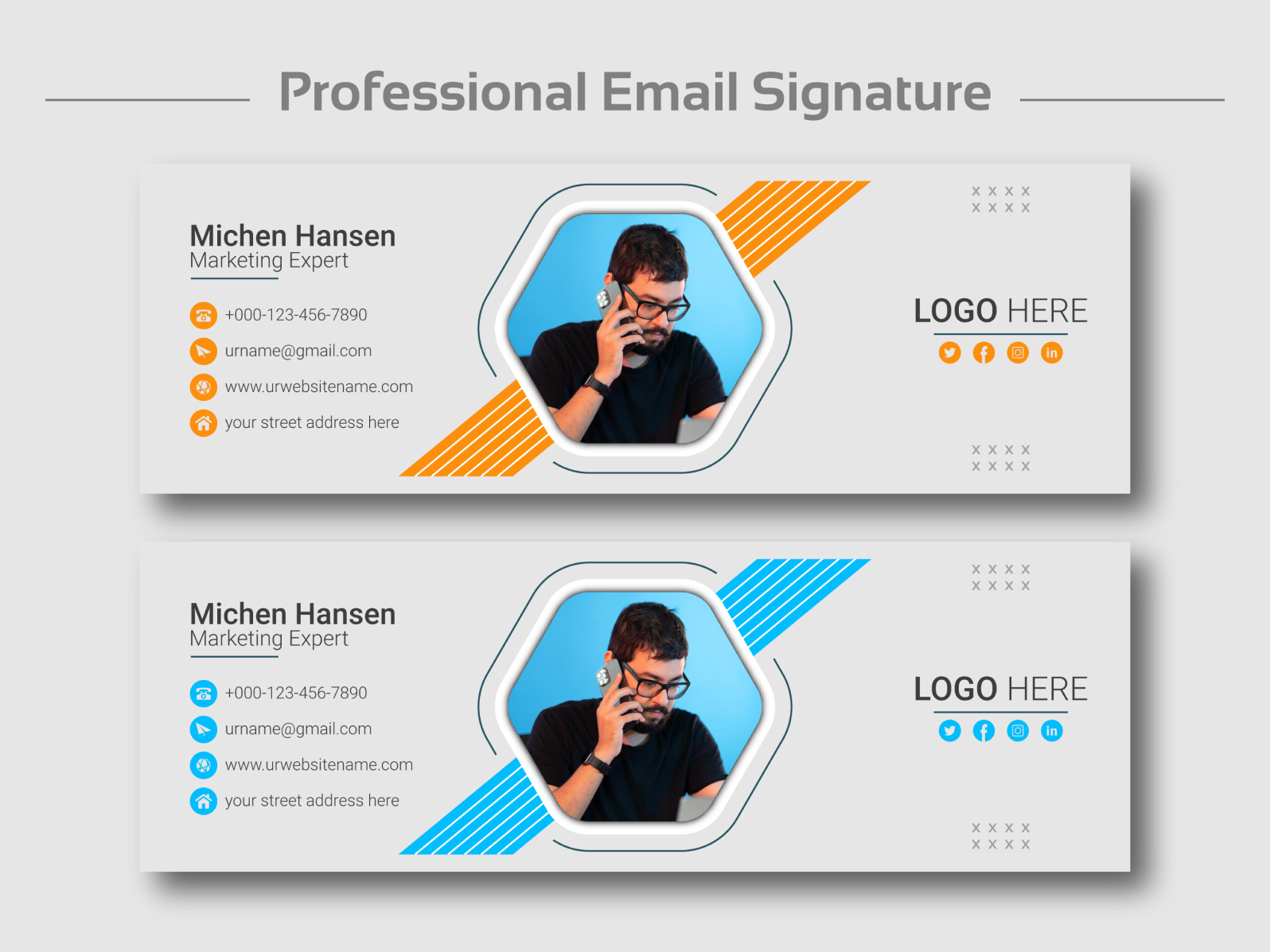 Email Signature Design Template by Rakib Ali on Dribbble