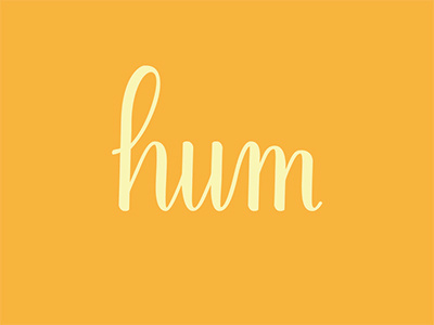 Hum Logo by Sam Watson on Dribbble