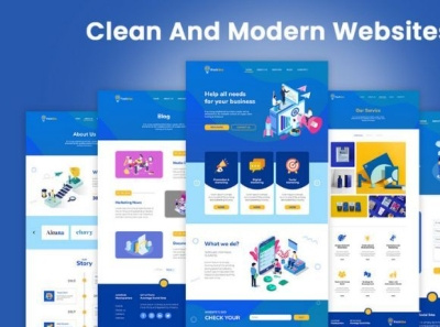 Clean and Modern Website Design by Aqib Shahzad (Expert in WORDPRESS ...