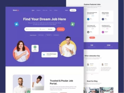 Job Board Website Design by Aqib Shahzad (WordPress Designer ...