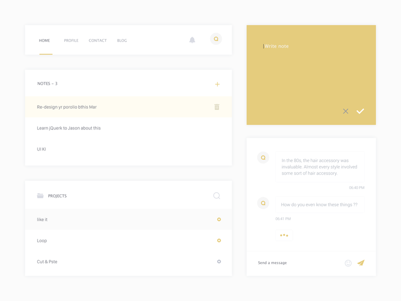ui practice by luffy on Dribbble