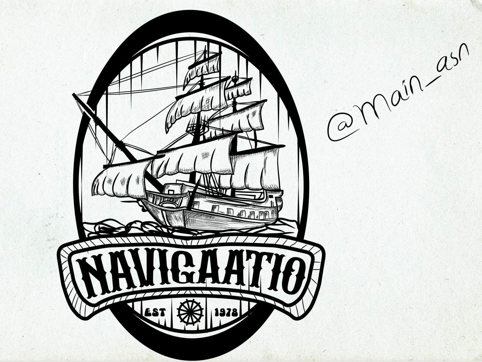 Vintage Ship Logo by Ahsan Ashraf on Dribbble