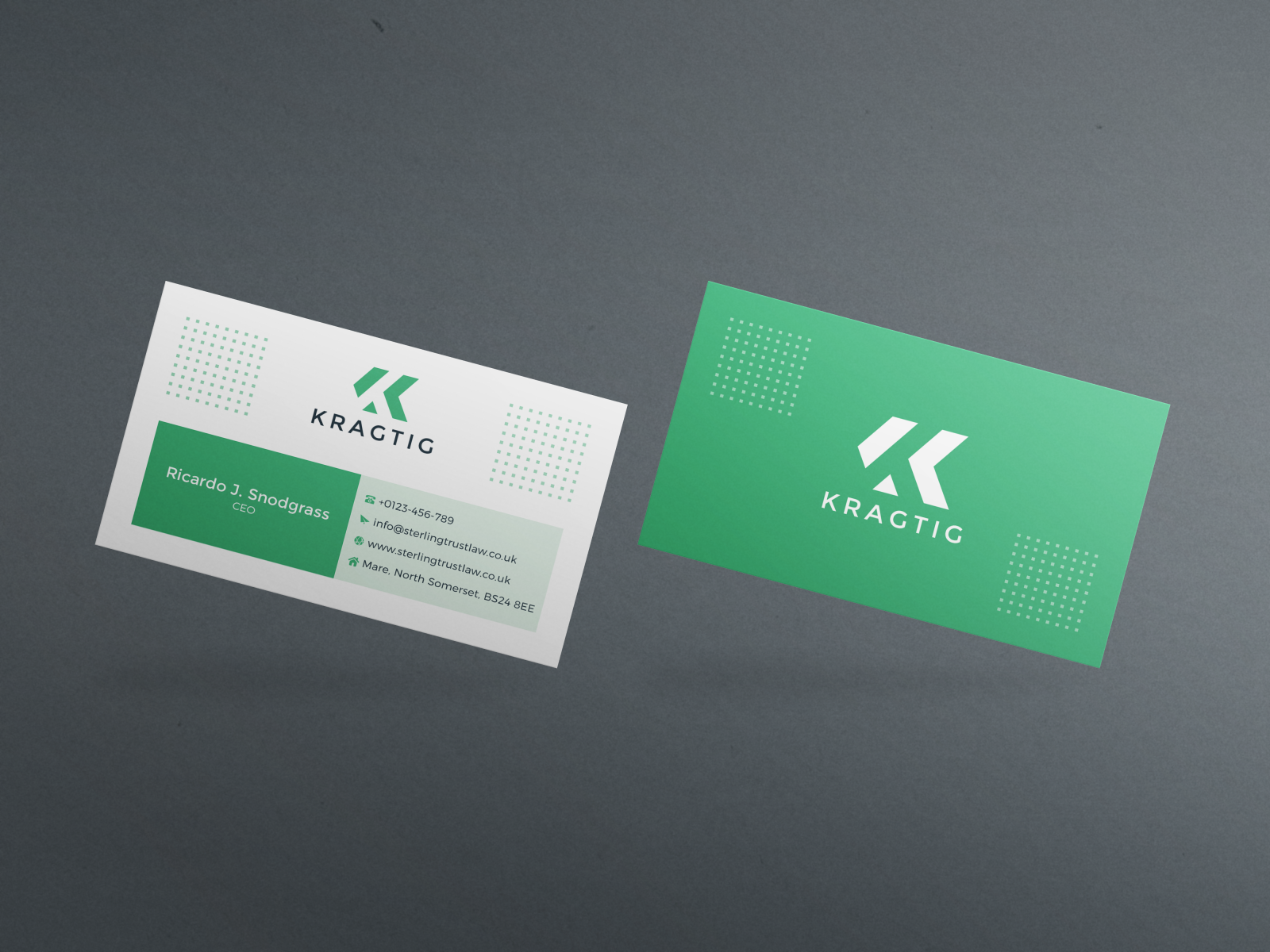 Horizontal Business Card by Rubel Hossain on Dribbble