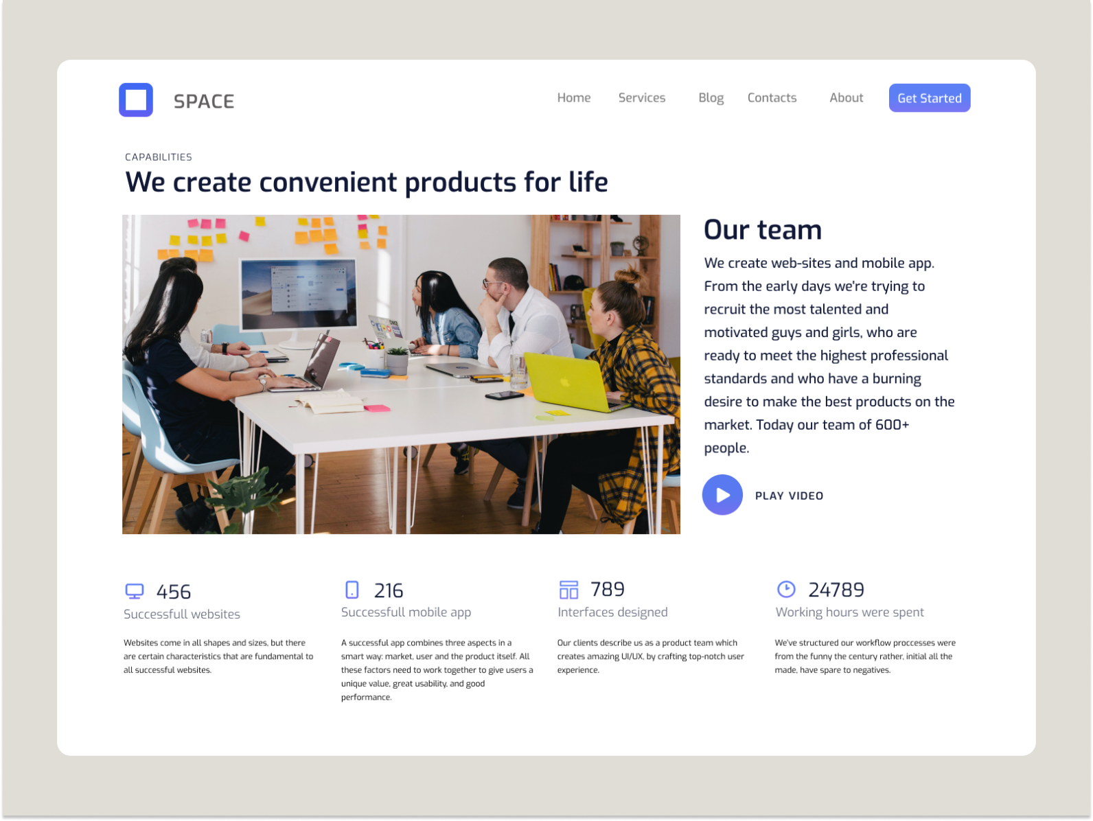 Daily UI - Info card by Pavel Koretskiy on Dribbble