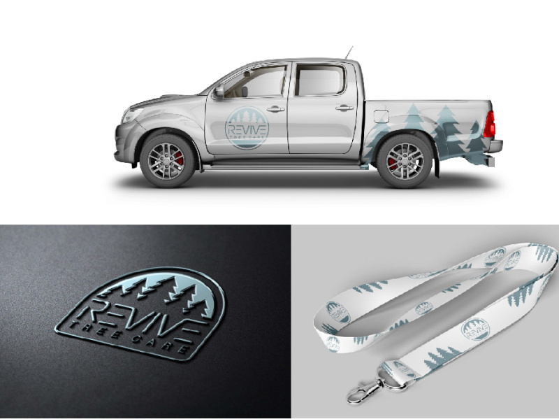 Revive Tree Care Logo Mock Ups by Lena Morgan on Dribbble