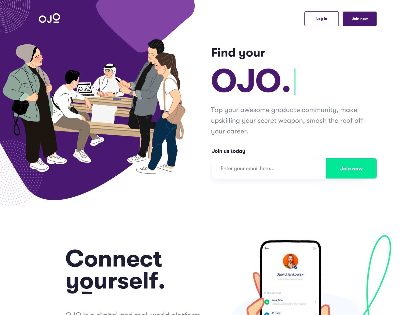 Find Your Ojo Website by Barbara Morrigan for Fireart Studio on Dribbble