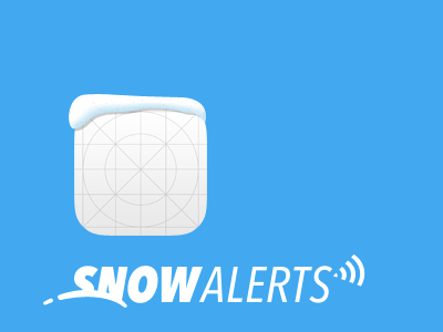 Snow Alerts by Jeff Lin on Dribbble