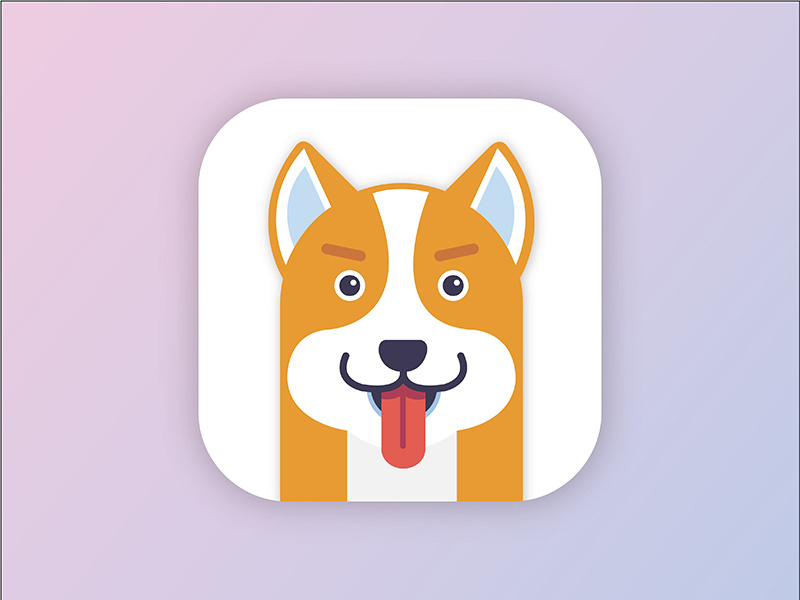 Dog icon by Huazi on Dribbble