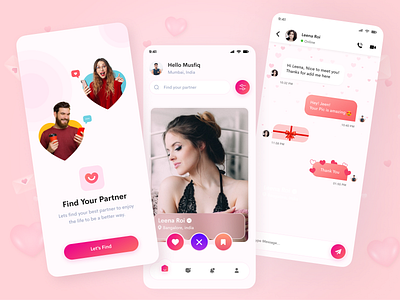 Dating App Design by Umesh Raval on Dribbble