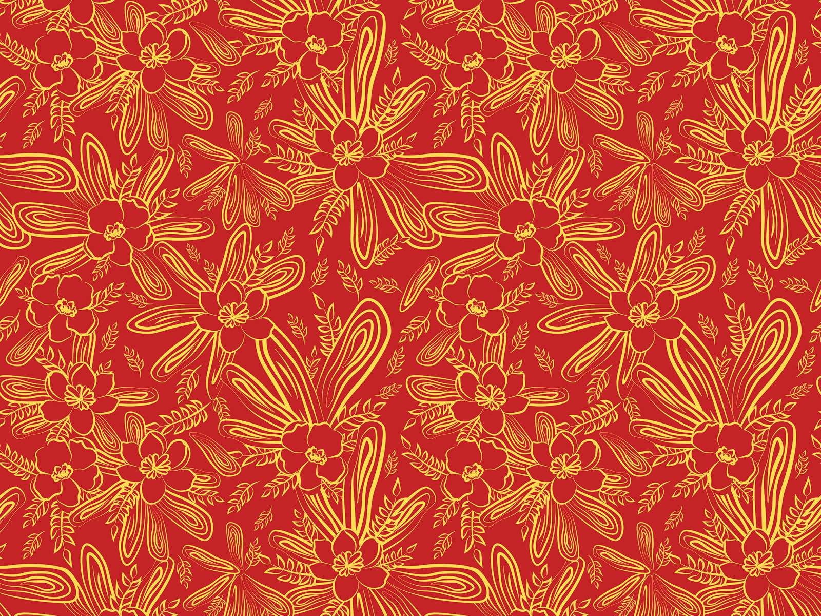 Seamless pattern by KsaeniaArt on Dribbble