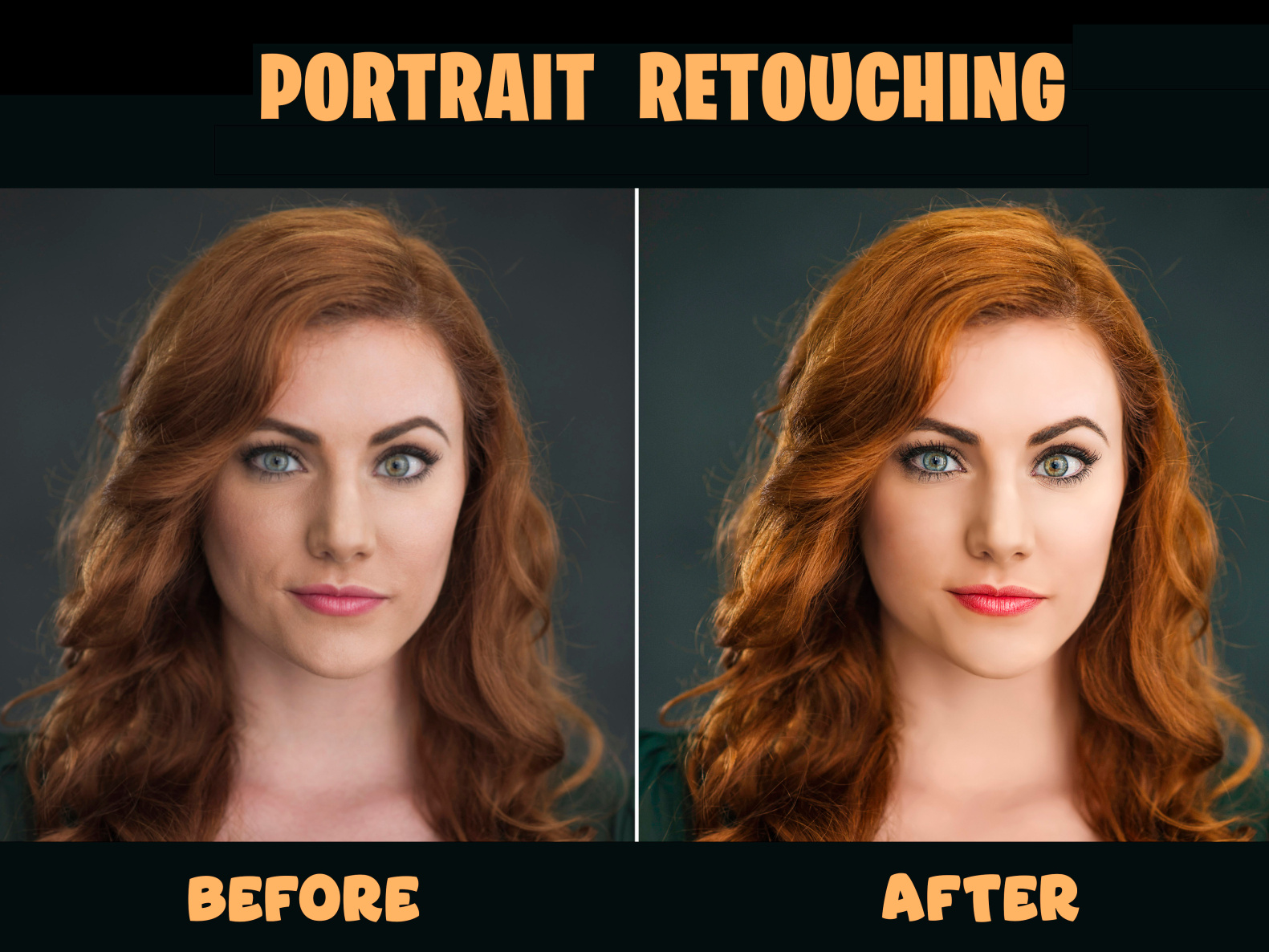 Portrait Retouching by SherazT on Dribbble