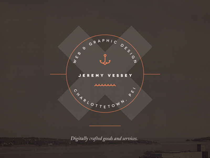 Personal Wordmark / Emblem by Jeremy Vessey on Dribbble