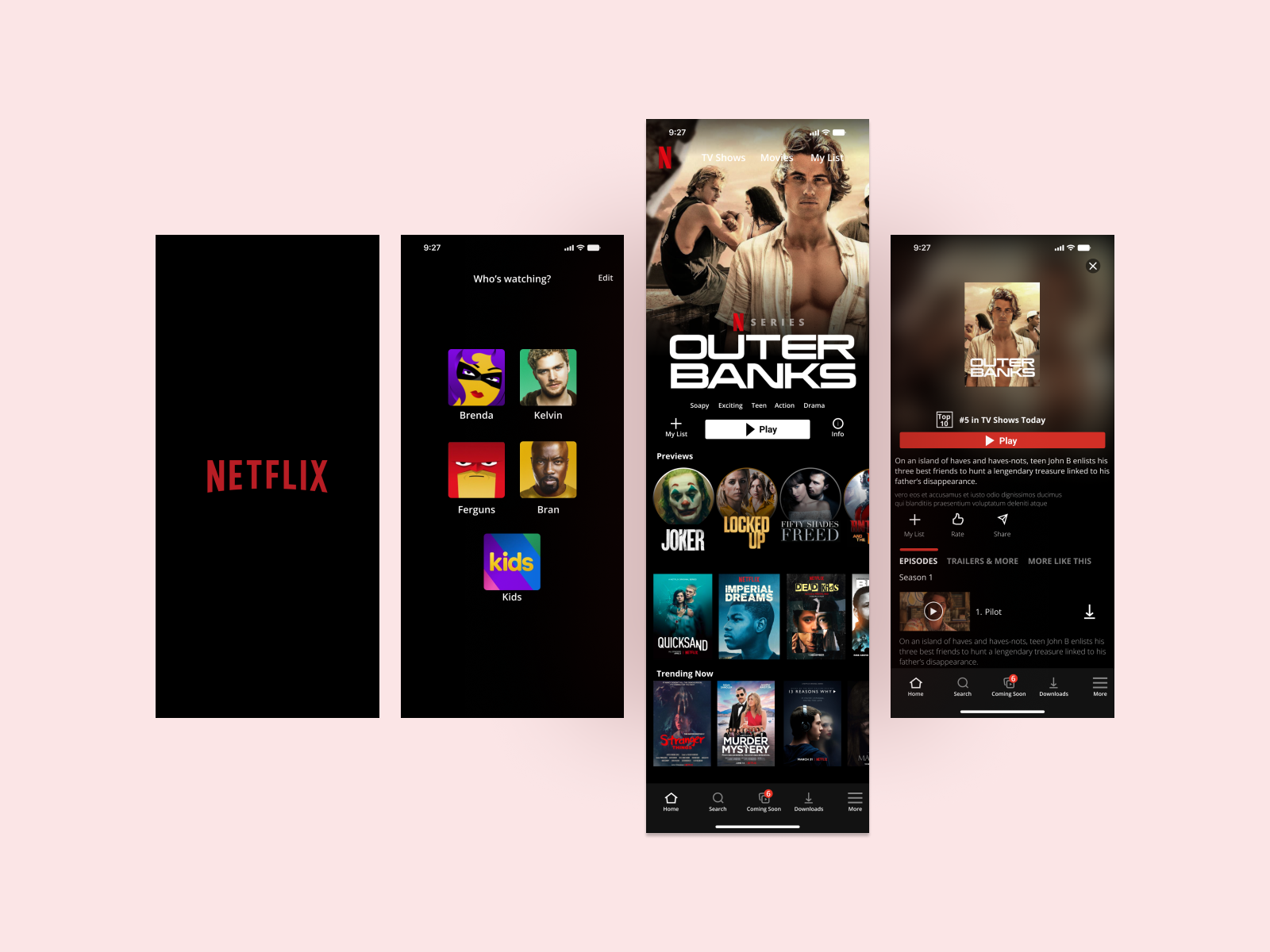 Netflix App Recreation by Doyinsola Olawuyi on Dribbble