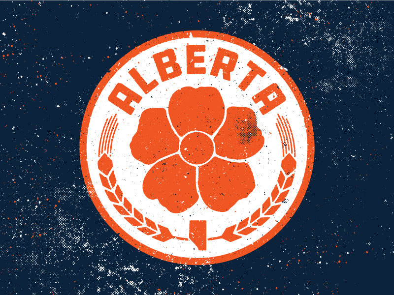 Alberta Badge by Travis Mason Champagne on Dribbble
