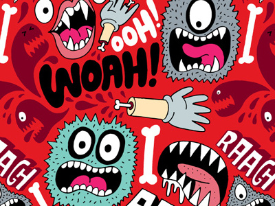 Agghh Pattern by Chris Piascik on Dribbble