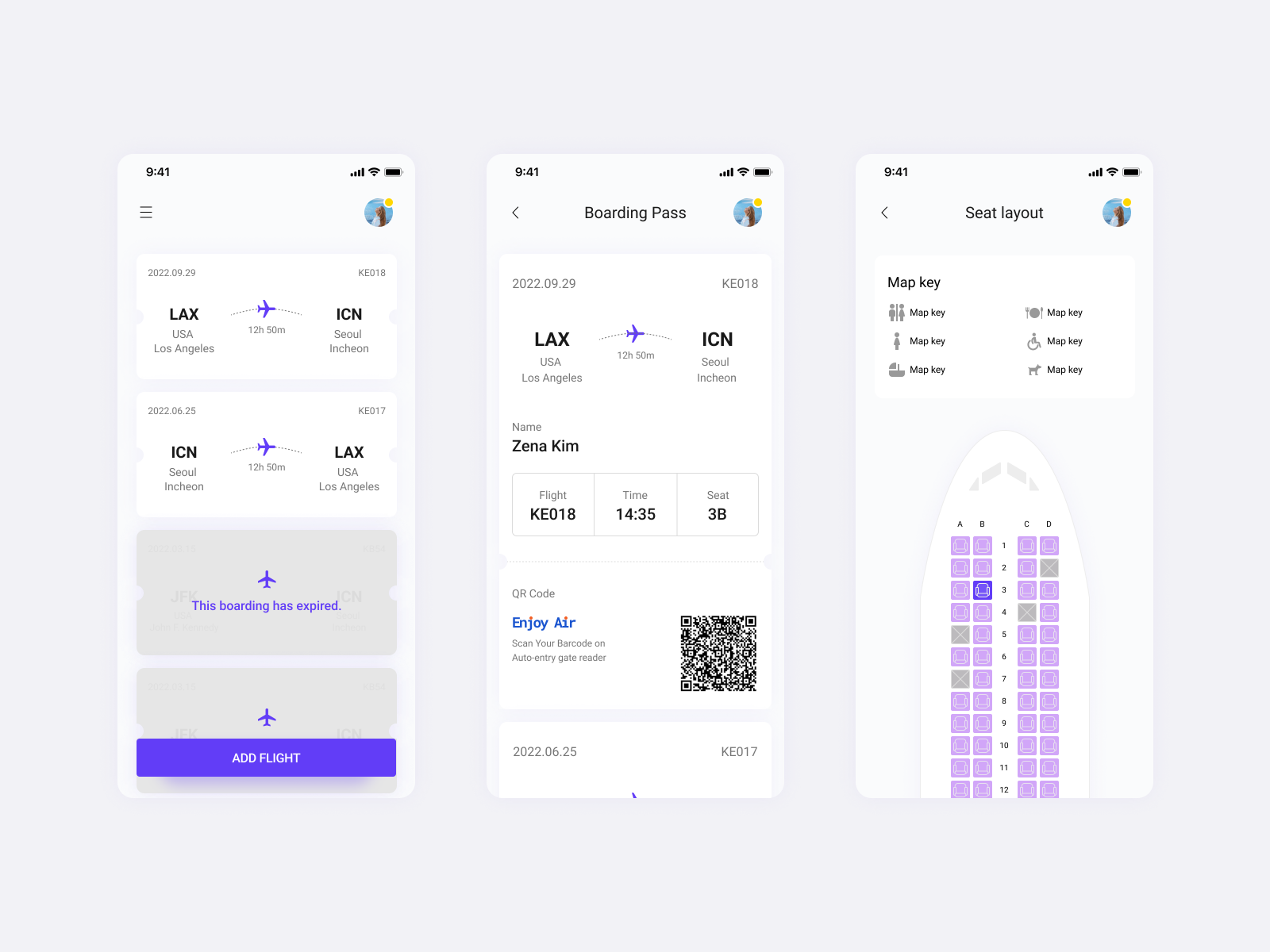Daily UI 068_Flight Search by Zero 00 on Dribbble