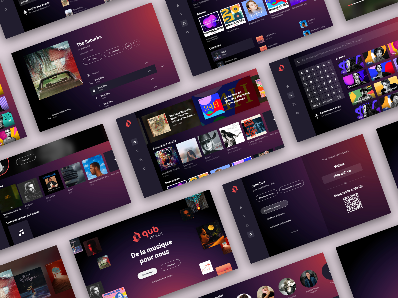 QUB Musique by gordonontheocean on Dribbble