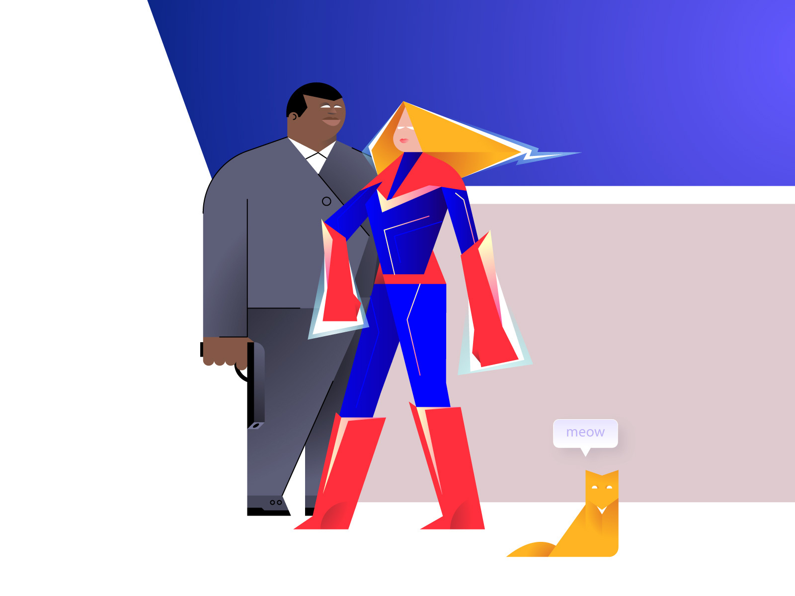 ⚡️ 💫Captain Marvel💫 ⚡️ by Sasha Ushkevich on Dribbble