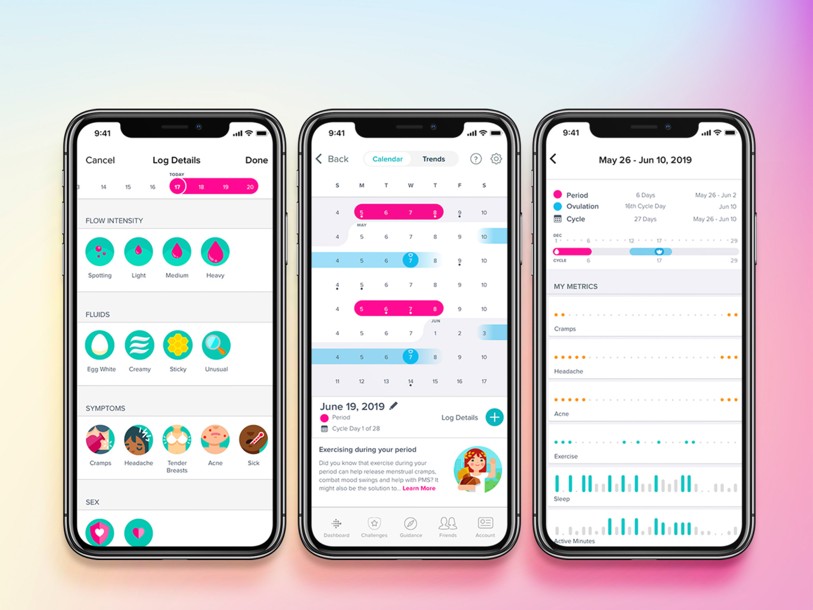 Fitbit Female Health by Garrett Godsey on Dribbble