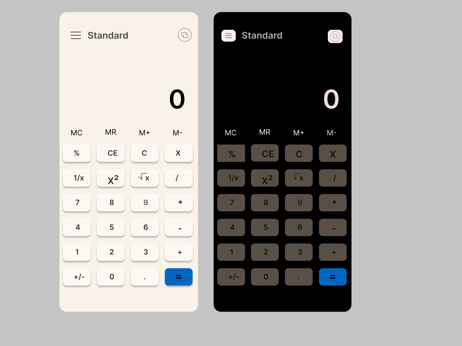 Calculator App by Sreelakshmi on Dribbble