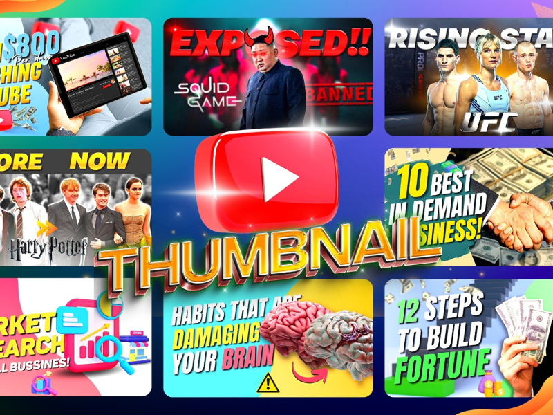 Youtube Thumbnail Design by Mahbubu Muhon on Dribbble