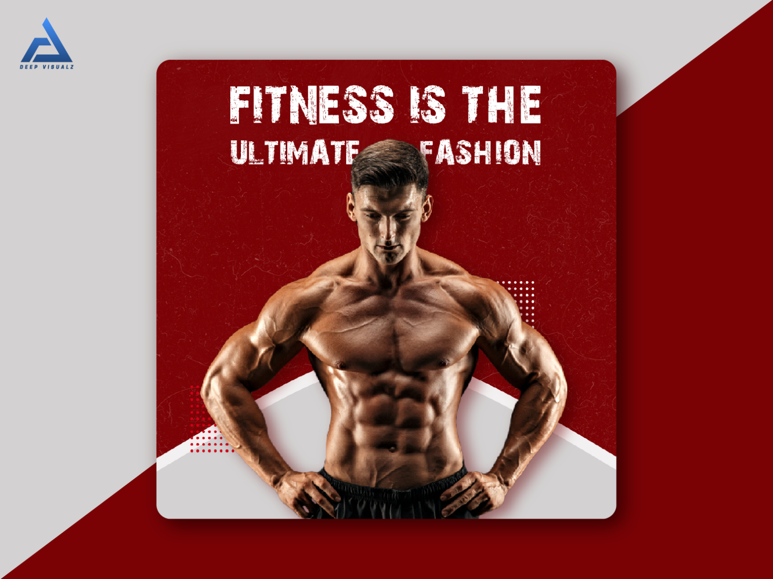 Gym Social Media Post Design by Deep Visualz on Dribbble