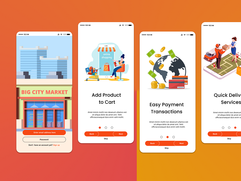 Swipe Screen designs, themes, templates and downloadable graphic ...