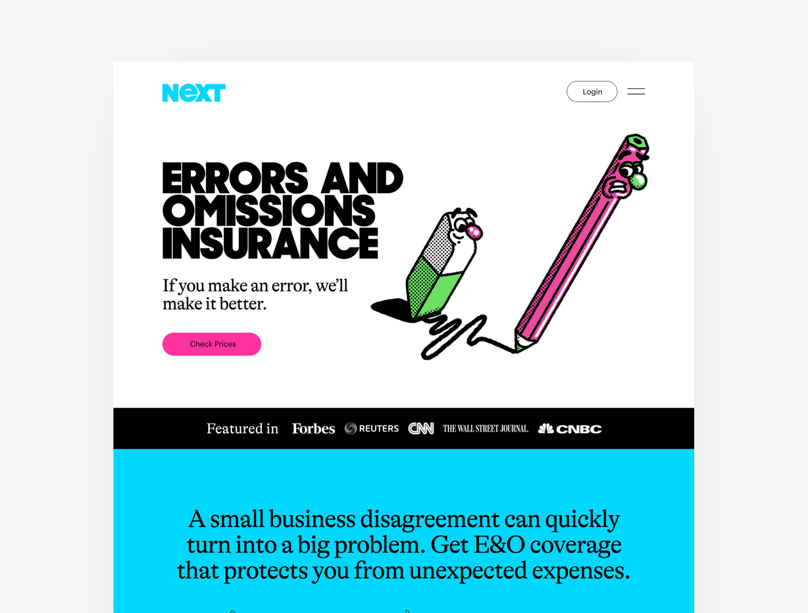 NEXT Insurance Website by Jana Laidlaw on Dribbble