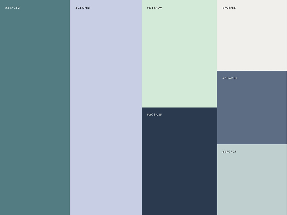 Annual Report Palette Exploration by Joy Rhine for Mighty in the ...