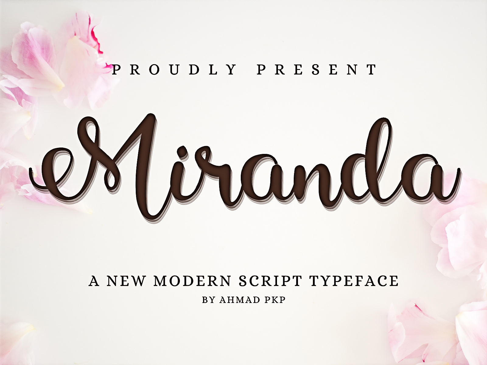 Miranda Font Script by Ahmad Syukri on Dribbble