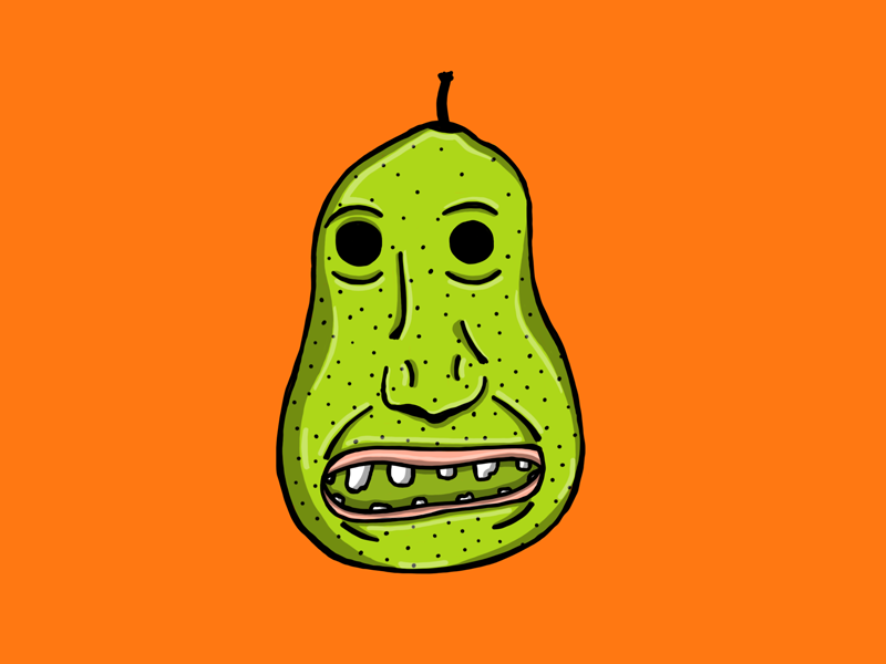 Pear Perp by Val Geyvandov on Dribbble