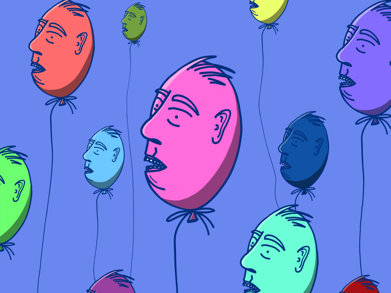 Awkward Balloon Men by Val Geyvandov on Dribbble