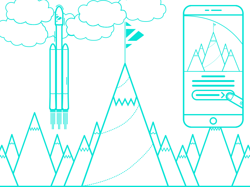 Icon Scene for Zealous Digital by Zealous Digital on Dribbble