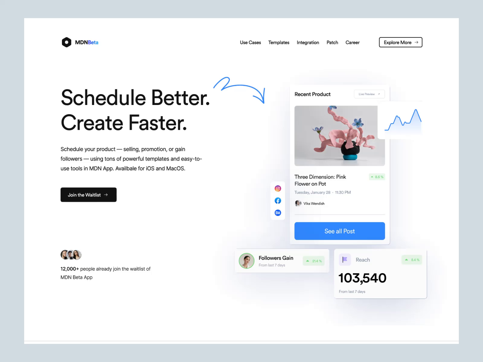 MDN - Saas Landing Page Animation by Iqbal musa for Pickolab Studio on ... MDN - Saas Landing Page Animation by Iqbal musa for Pickolab Studio on ...