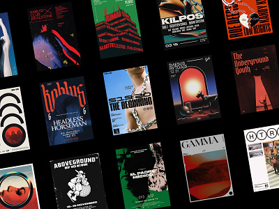 Posters on Behance by younique on Dribbble