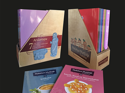 Cookbook set and box design by Akare on Dribbble