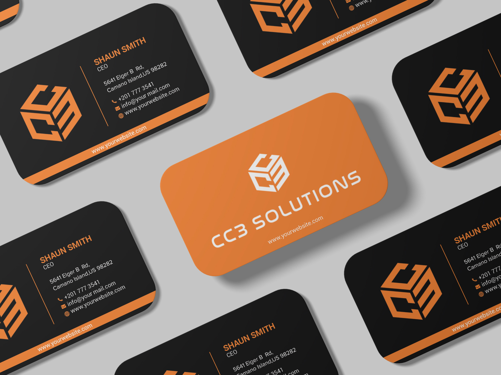 Business Card | Corporate Business card | Card Design | Name Car by Sumita Rani Roy on Dribbble