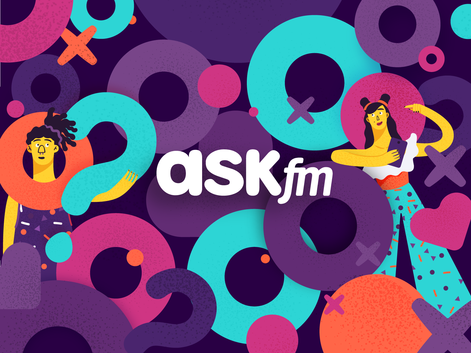 ASKfm characters by Mara Drozdova on Dribbble