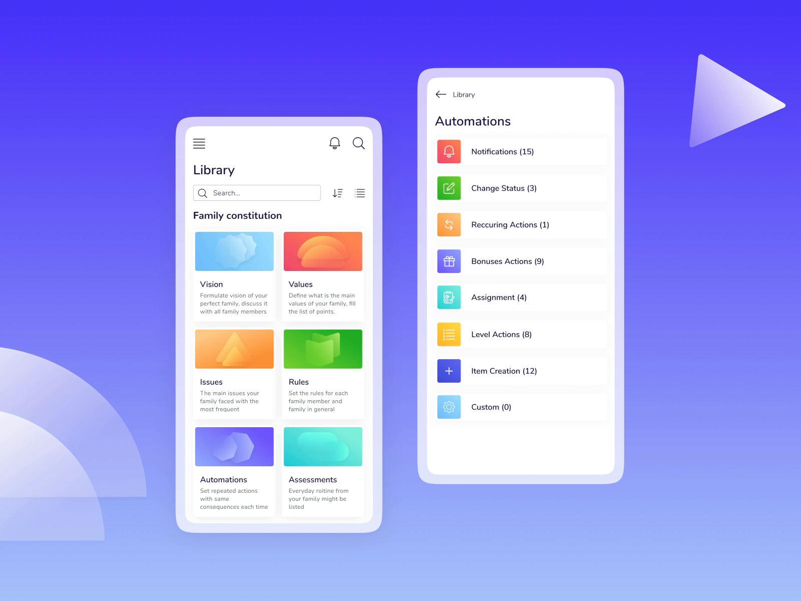 Library and automation for healthcare app by Anna Podrez for Noomo ...