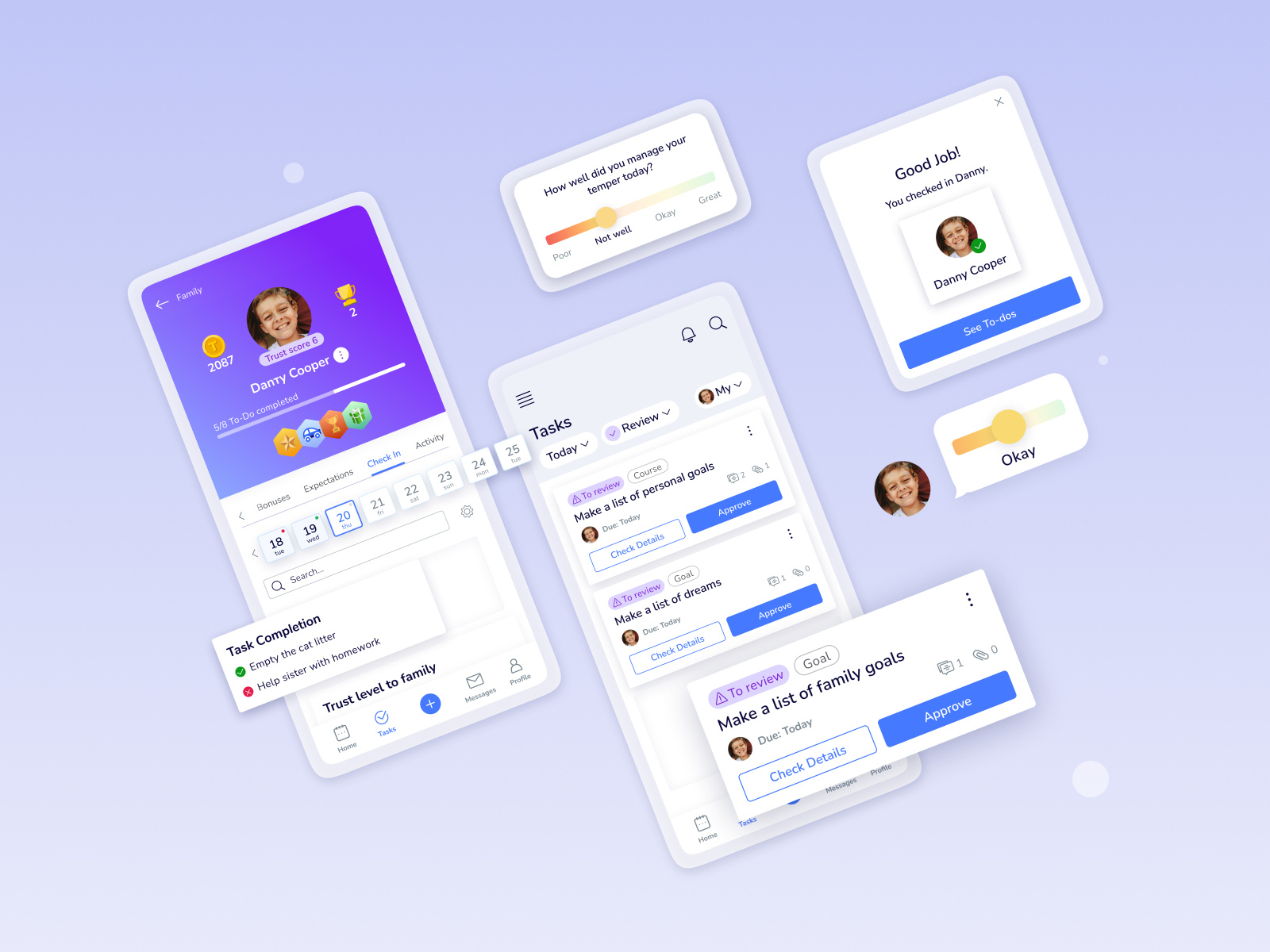 Check-in and Tasks for Healthcare App by Anna Podrez for Noomo Agency ...