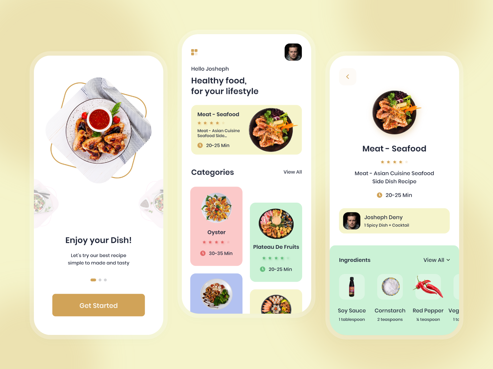 foodlife by Waqas Ahmed on Dribbble