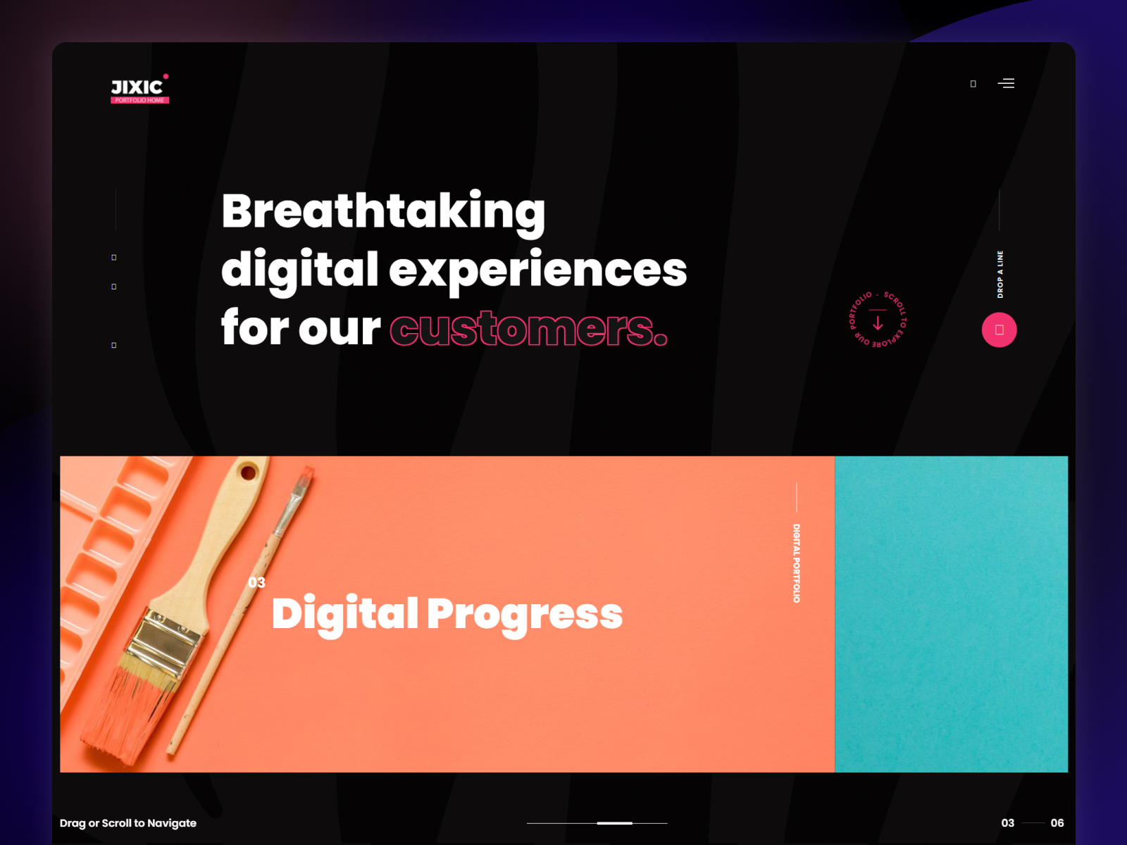 Jixic - Creative Portfolio & Agency WordPress Theme by Md Azizur Rahman ...